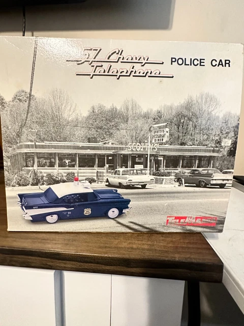 VINTAGE TELEMANIA POLICE Car 57 Chevy Telephone in Original Box £25.75 ...