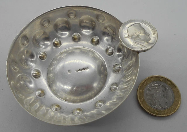 TASTE VIN ANSE Bouton Plat Napoleon Bonaparte En Metal Argente Fabiora ...