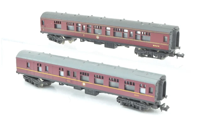 LIMA N GAUGE Rake of 2 Mk1 Maroon Coaches CK & BSK - Unboxed £21.95 ...