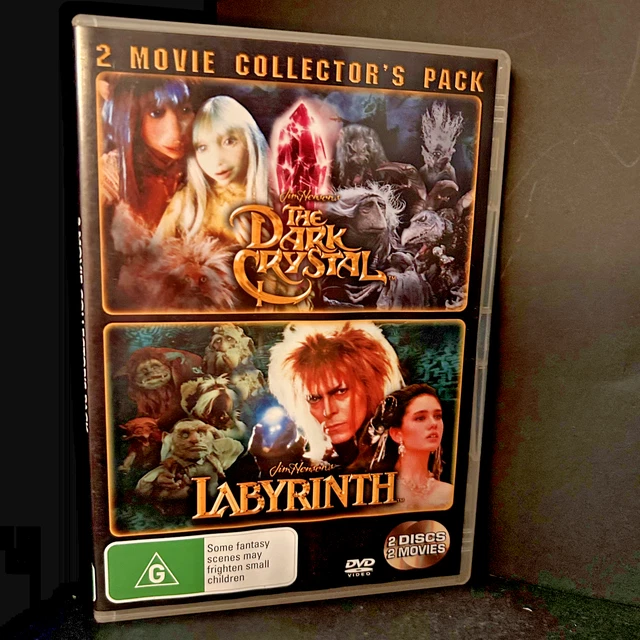 *2 MOVIE COLLECTOR'S Pack: The Dark Crystal /Labyrinth DVD 1982 1986 ...