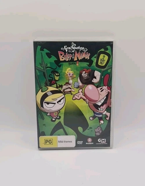 THE GRIM ADVENTURES Of Billy And Mandy Season 1 DVD 2001 Region 4 ...