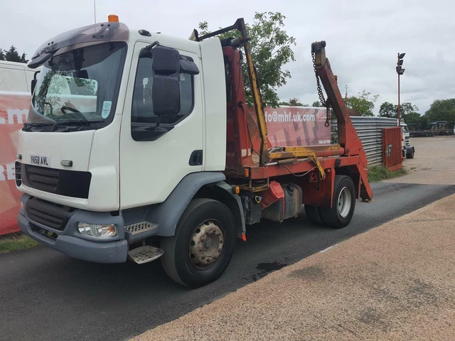 2008 DAF TRUCKS Lf 18 Ton Skip Loader £8,500.00 - PicClick UK