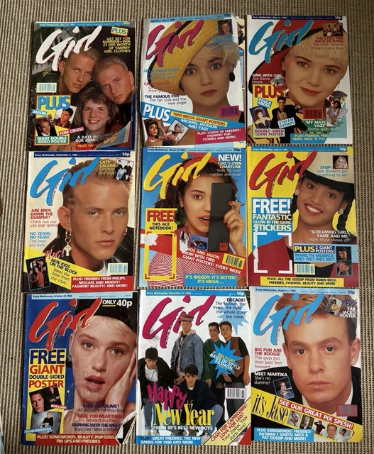 9 X GIRL Magazine 1989 Bros £26.70 - PicClick UK