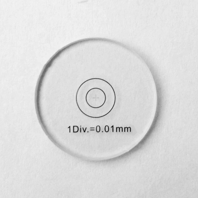 MICROSCOPE EYEPIECE OCLUAR Micrometer Cross Ruler Scales Calibration ...