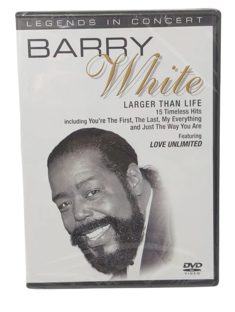BARRY WHITE: LARGER Than Life DVD (2005) NEW SEALED £6.90 - PicClick UK