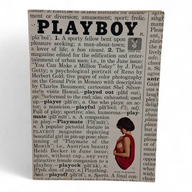 PLAYBOY MAGAZINE JUNE 1961 Heidi Becker COMPLETE £19.24 - PicClick UK