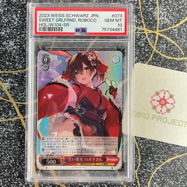 PSA 10 WEISS Schwarz Hololive Production Vol.2 #073 Roboco-San SR Foil GEM MINT EUR 56,92 ...