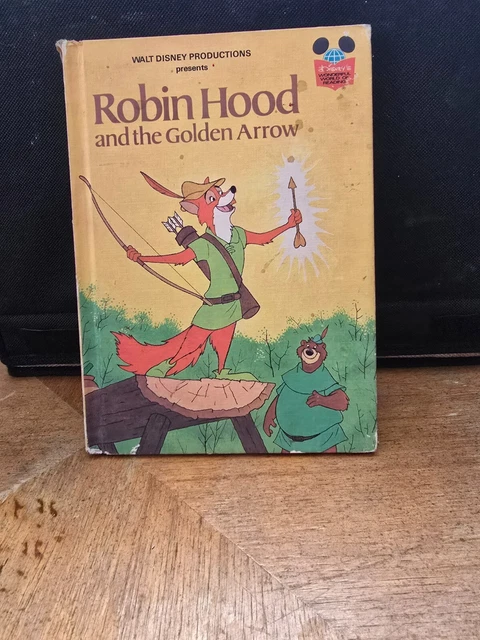 DISNEY'S WONDERFUL WORLD of Reading Robin Hood and the Golden Arrow 1st ...