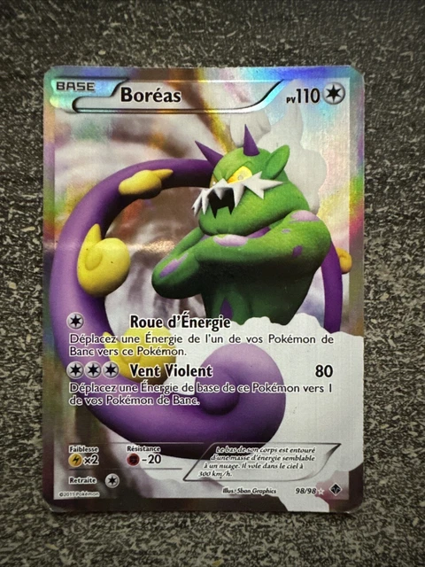 BOREAS FULL ART - Pokémon 98/98 Noir & Blanc Pouvoirs Emergents Fr EUR ...