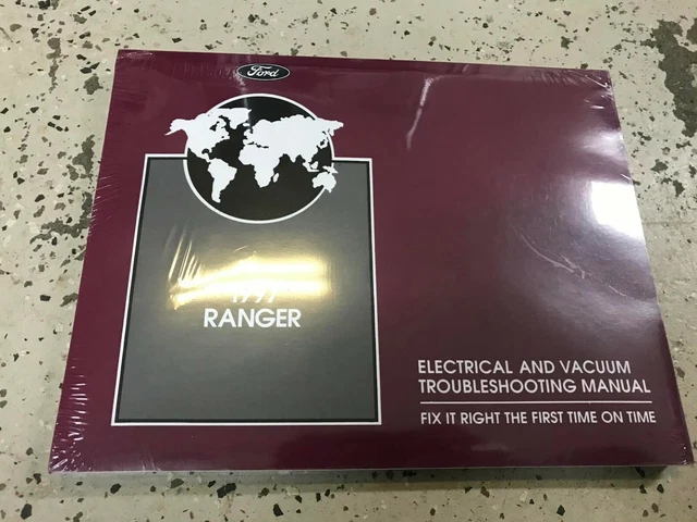 MANUEL DE SCHÉMA Électrique De Câblage Ford Ranger 1997 NEUF EUR 75,62 ...