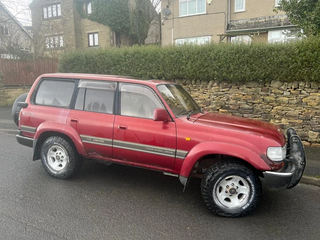 TOYOTA LAND CRUISER Amazon Vx Limited 4.2Td Auto 4X4 Red £4,495.00 ...