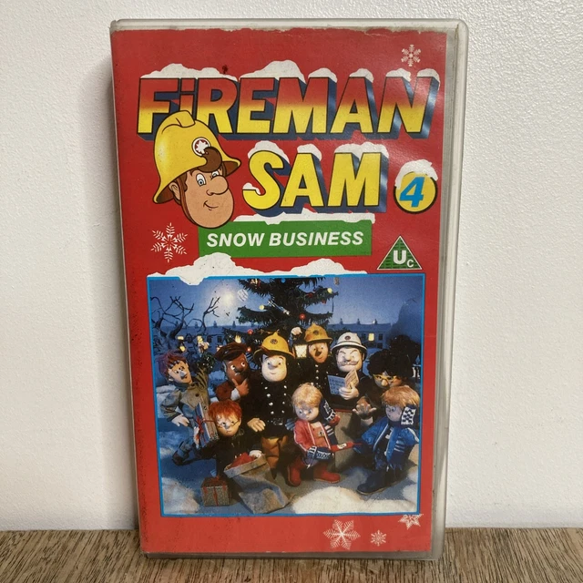 FIREMAN SAM 4: Snow Business VHS BBC 1989 Vintage Retro 80s Kids TV 3 Episodes £10.78 - PicClick UK
