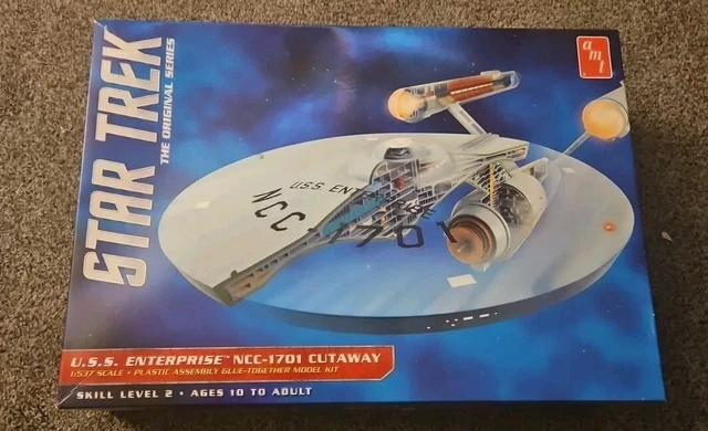 AMT AMT1080 STAR Trek 1:537 U.S.S Enterprise NCC-1701 New Model Kit £13 ...