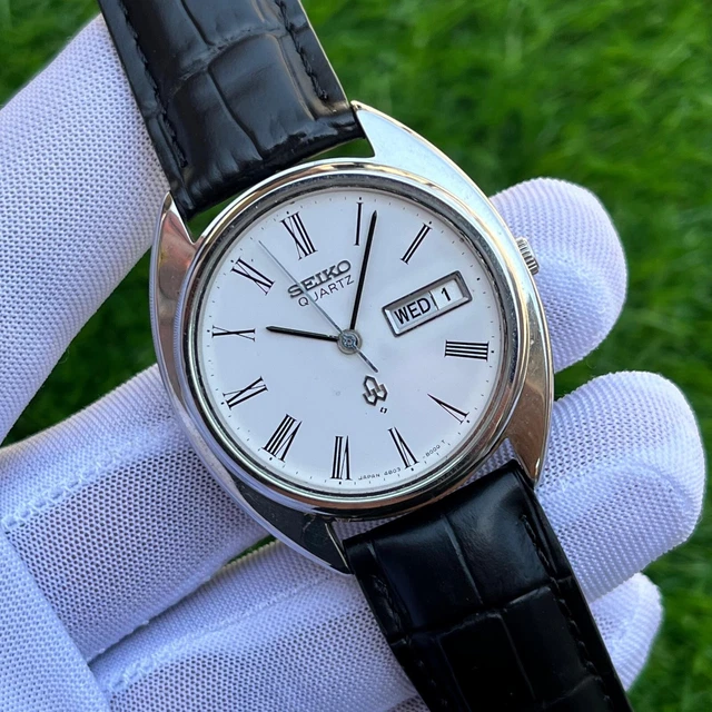 RARE!!! VINTAGE SEIKO JDM Roman Dial Original Japan Men's Quartz Watch ...