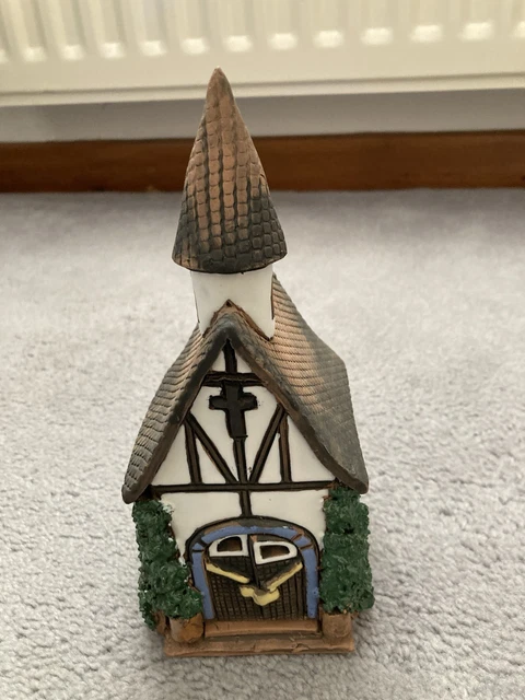 KASTEL KERAMIK HAUS Church Tea Light Sculpture Pottery EUR 17,20 ...