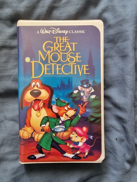 THE ADVENTURES OF the Great Mouse Detective (VHS, 1992) RARE BLACK ...