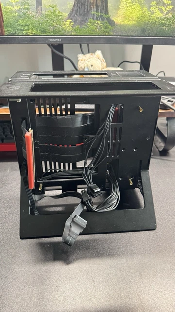 XTIA XPROTO-MINI ITX Open-frame Case, 600W 1U Power Suplly, PCIE4.0 Ext ...