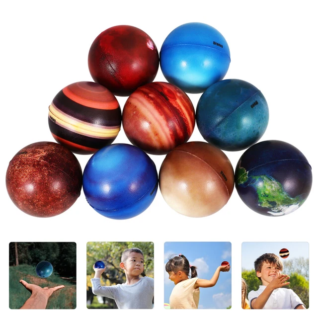 9 PCS TOY Star Ball Hand Squeezing Fidgets Sensory Decompression Toys ...