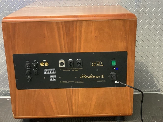 REL STADIUM III Subwoofer in Cherry (Sub-Bass System) Collection Only ...
