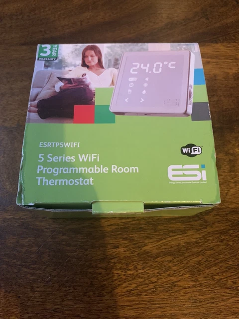ESI 5 SERIES Wifi Programmable Room Thermostat ESRTP5WIFI £28.60 ...