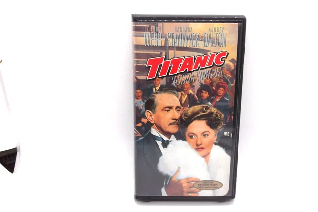 TITANIC (VHS)(FRENCH) TESTED Clifton Webb $6.87 - PicClick CA