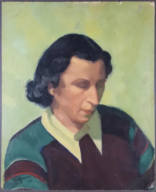 ANCIEN TABLEAU &PORTRAIT de Femme ANCIEN TABLEAU &PORTRAIT de Femme