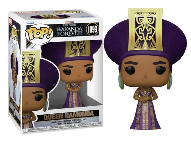 FUNKO POP!QUEEN RAMONDA #1099-Marvel-Black Panther Wakanda Forever ...