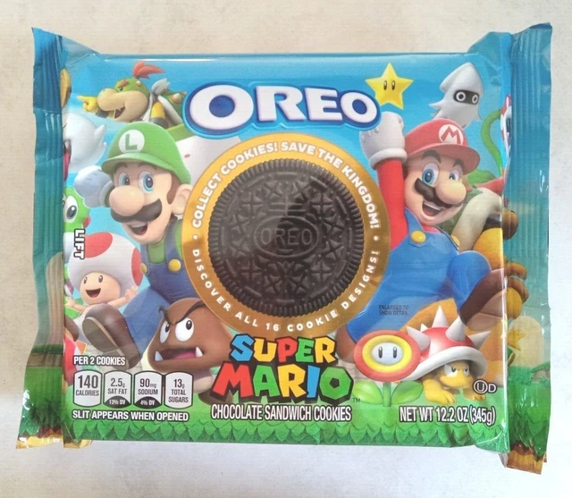 SUPER MARIO OREO Limited Edition Sandwich Cookies 1 Pack (345g) NEW ...