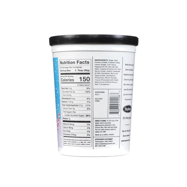 RICH GOURMET HOT Cocoa with Candycane Flavor 64 oz Canister £69.95 ...
