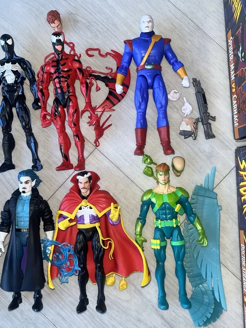 MARVEL LEGENDS SPIDER-MAN Retro Bundle VHS Sets, Lizard, Morbius ...