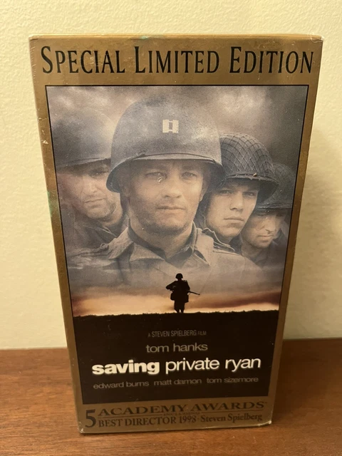 SAVING PRIVATE RYAN VHS Special Limited Edition Tom Hanks NEW Factory ...