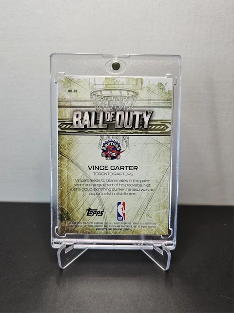 VINCE CARTER 2025-26 Topps Chrome 🏀 BALL OF DUTY #BD-2 MAGENTA ...
