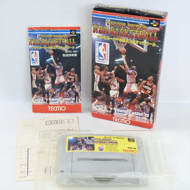 TECMO SUPER NBA BASKETBALL Super Famicom Nintendo 1851 sf EUR 34,68 ...