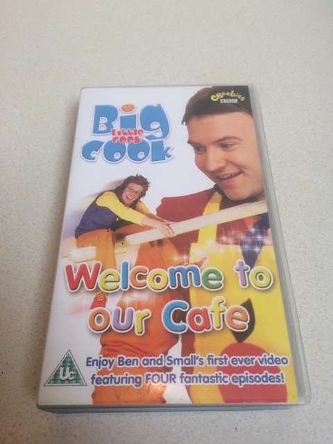 BIG COOK LITTLE Cook - Welcome To Our Cafe VHS Video Tape CBeebies £9. ...