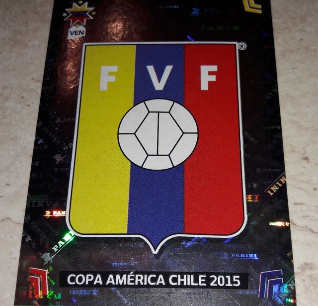 FIGURINA CALCIATORI PANINI Venezuela Scudetto Copa America Chile 2015 ...