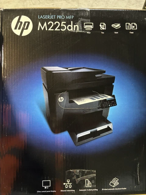 HP LASERJET PRO MFP M225DN Monochrome Printer - BRAND NEW EUR 90,00 ...