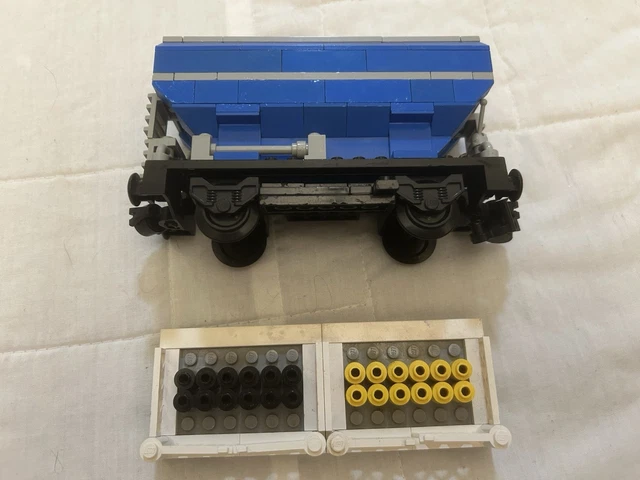 LEGO 4536: BLUE Hopper Car Train Set Used Signs of Wear No Instructions ...