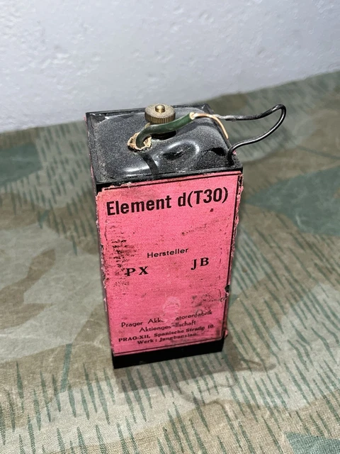 WW2 GERMAN WEHRMACHT Original FF33 Field Telephone Battery Rare 1941 ...