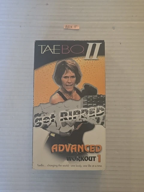 VHS TAE BO II Advanced Workout 1 Billy Blanks “Get Ripped” TaeBo 2 ...