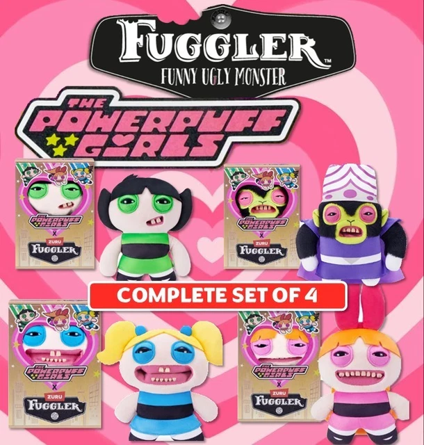 FUGGLER X POWERPUFF Girls Full Set ( Blossom, Bubbles, Buttercup, Mojo ...