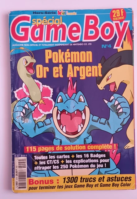 MAGAZINE SPÉCIAL GAME Boy N°4 Pokemon Or Et Argent EUR 100,00 - PicClick FR