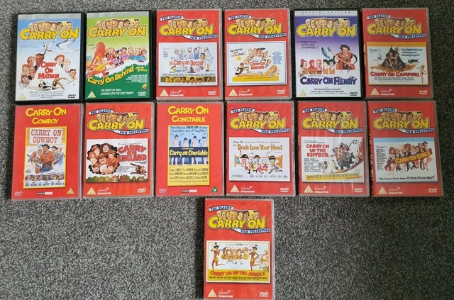 13× CLASSIC CARRY On Film Collection DVD Bundle Good Condition ...