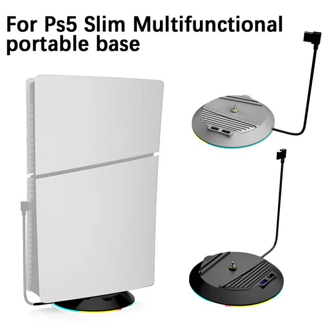 FOR PS5 SLIM RGB Vertical Station Small Space Base For PS5 Slim ...