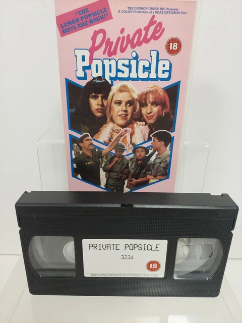 PRIVATE POPSICLE Video Casette Vhs Format 18 Canon Group 1983 £6.99 ...