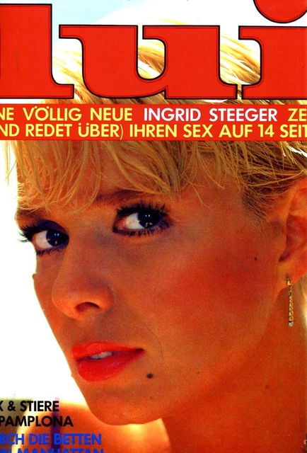 INGRID STEEGER 1 Foto (20x30cm) hochglänzend (KLIMBIM; DIE STEWARFESSEN ...