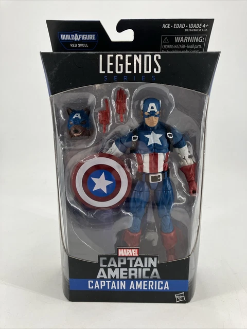 MARVEL LEGENDS CAPTAIN America Cap Wolf 6" & Onslaught Red Crâne BAF ...