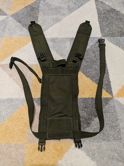 BRITISH ARMY PLCE Webbing DPM/GREEN YOKE for Side Pouch Rucksack Pack £ ...