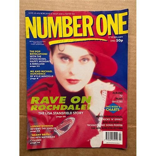 LISA STANSFIELD NO.1 MAGAZINE FEBRUARY 17 1990 - LISA STANDFIELD cover ...