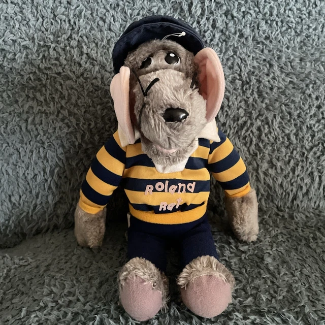 ROLAND RAT SUPERSTAR ~ 15" Plush Soft Toy Vintage 1980's Hasbro Toys ...