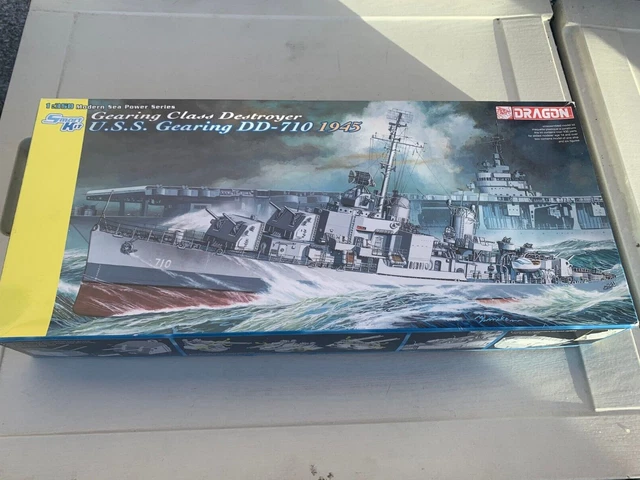 DRAGON MODEL KIT Uss Gearing Dd-710 Class Destroyer 1:350 £100.00 ...